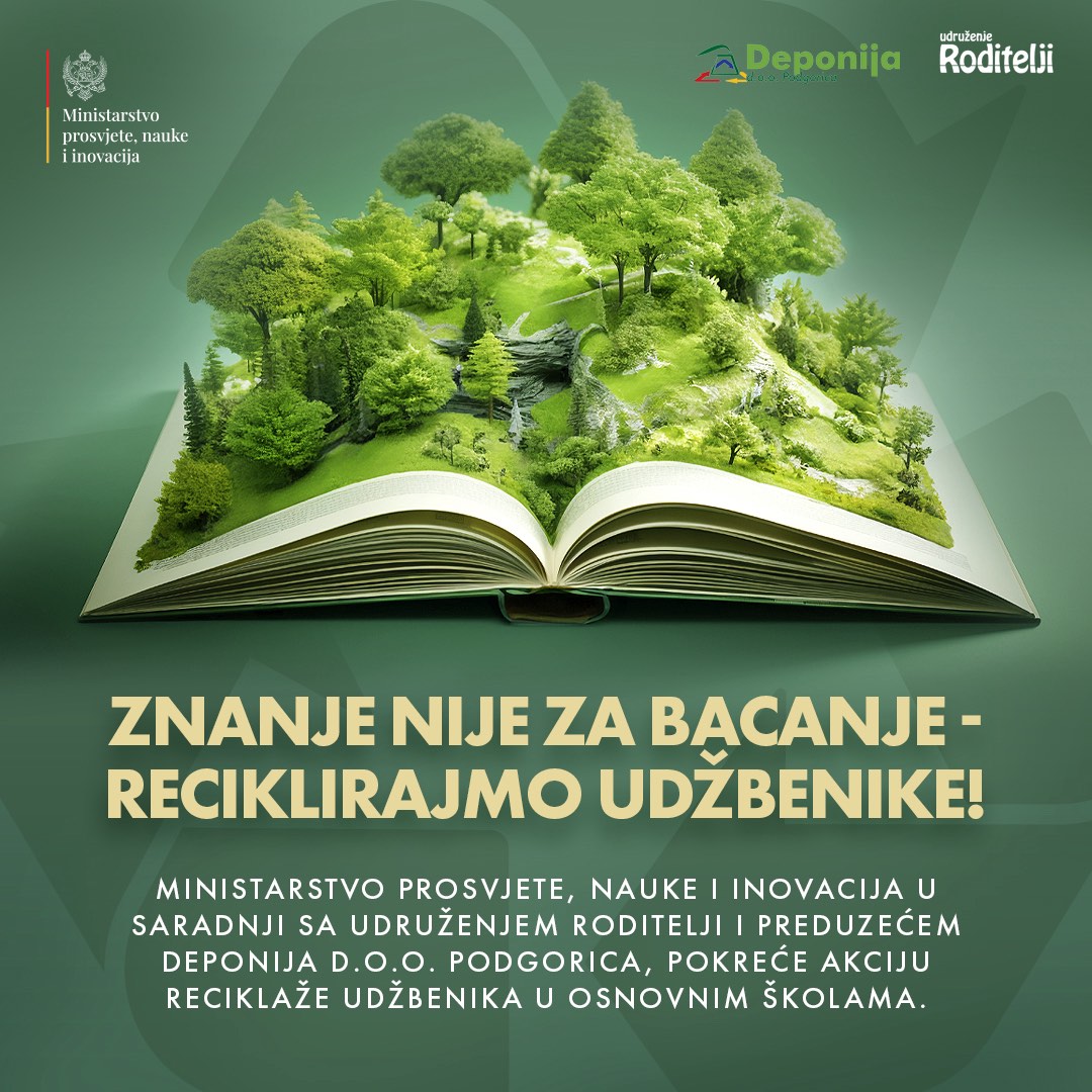 Znanje nije za bacanje - Reciklirajmo udžbenike! - Osnovna škola "Novka ...