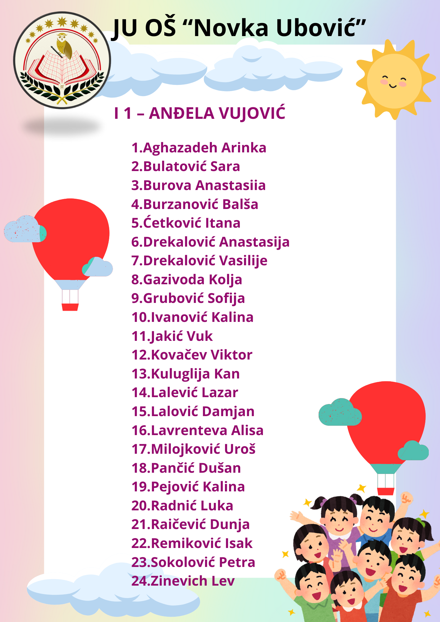 Naslovna - Osnovna škola "Novka Ubović"